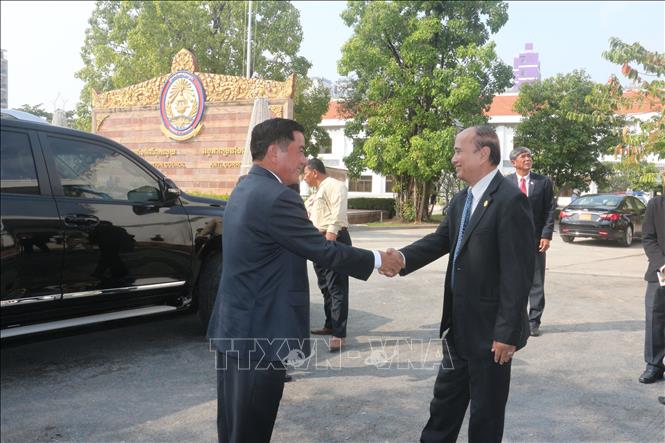 Chủ nhiệm Ủy ban Kiểm tra Trung ương Trần Cẩm Tú thăm và làm việc tại Vương quốc Campuchia - Ảnh ...