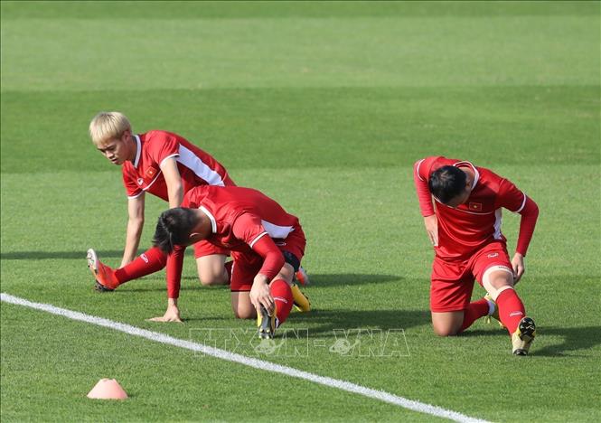 AFC Asian Cup 2019: Vietnam football team trains in Abu Dhabi - VNA ...