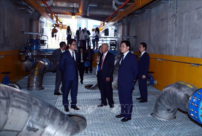 First phase of Duong River surface water plant inaugurated - VNA Photos ...
