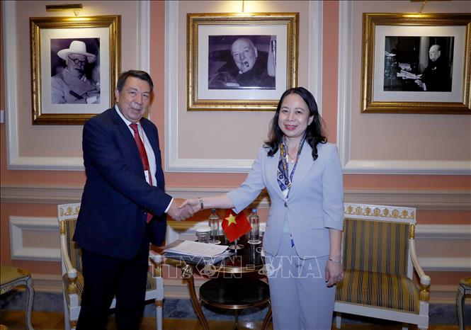 Phó Chủ tịch nước Võ Thị Ánh Xuân tiếp Lãnh sự danh dự Việt Nam tại ...