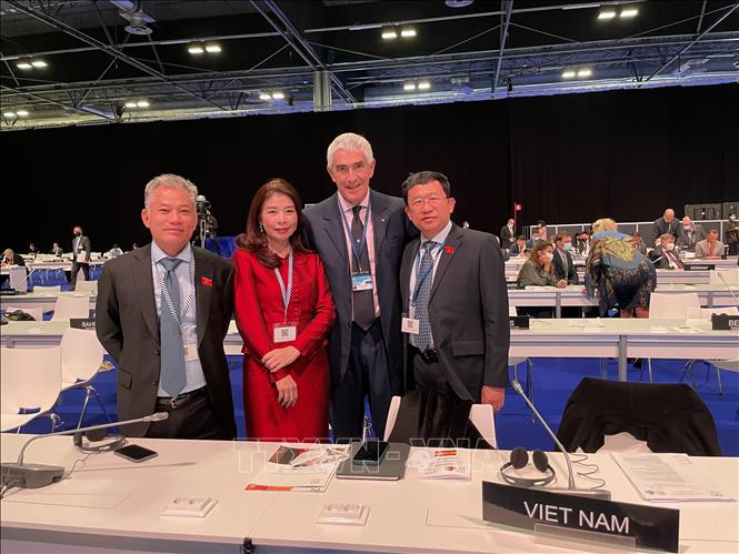 Vietnamese delegation attends 143rd IPU Assembly, related meetings ...