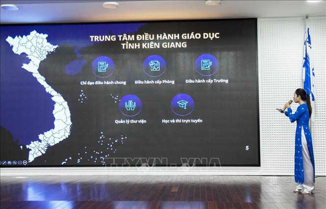 Kiên Giang: Khai trương hệ thống Trung tâm điều hành Giáo dục thông ...