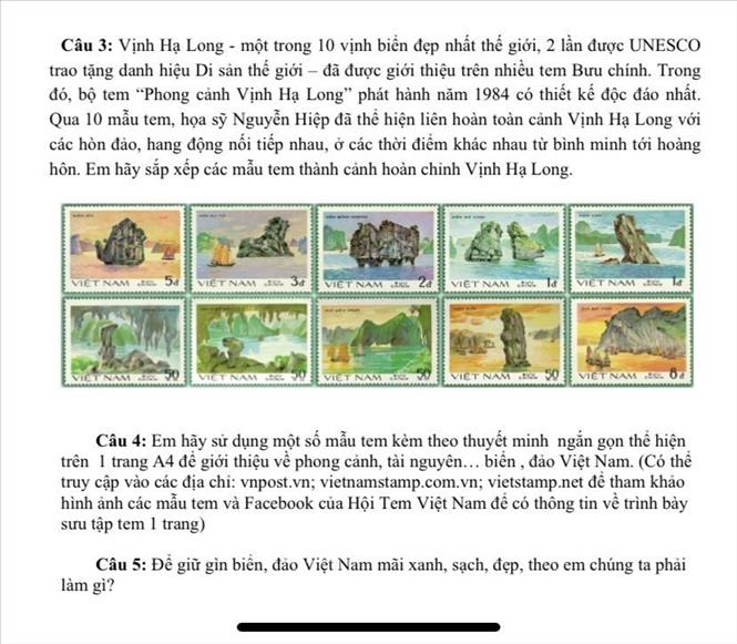 Postage stamp contest on Vietnam’s seas, islands launched for children ...