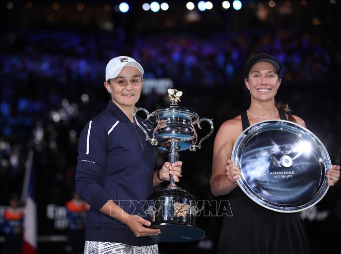Ashleigh Barty vô địch đơn nữ Australia Open 2022 - Ảnh thời sự quốc tế ...