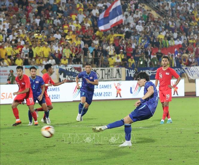 SEA Games 31: U23 Thailand demolish U23 Singapore to top Group B - VNA ...