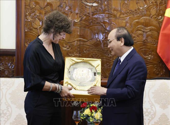 Chủ tịch nước Nguyễn Xuân Phúc tiếp Đại sứ Hà Lan đến chào từ biệt ...