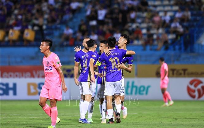 V-League 2022: Hà Nội FC thắng Sài Gòn FC với tỷ số 3 - 1 - Ảnh thời sự trong nước - Văn hoá ...