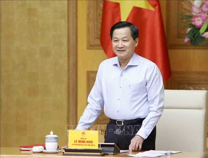 Phó Thủ tướng Lê Minh Khái chủ trì họp về công tác điều hành giá - Ảnh thời sự trong nước - Nội ...
