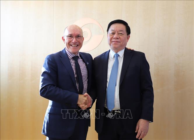 Trưởng Ban Tuyên giáo Trung ương Nguyễn Trọng Nghĩa thăm và làm việc ...