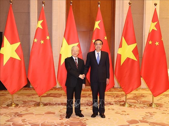 Party General Secretary meets Chinese Premier in Beijing - VNA Photos ...