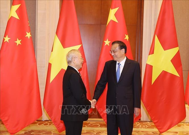 Party General Secretary meets Chinese Premier in Beijing - VNA Photos ...