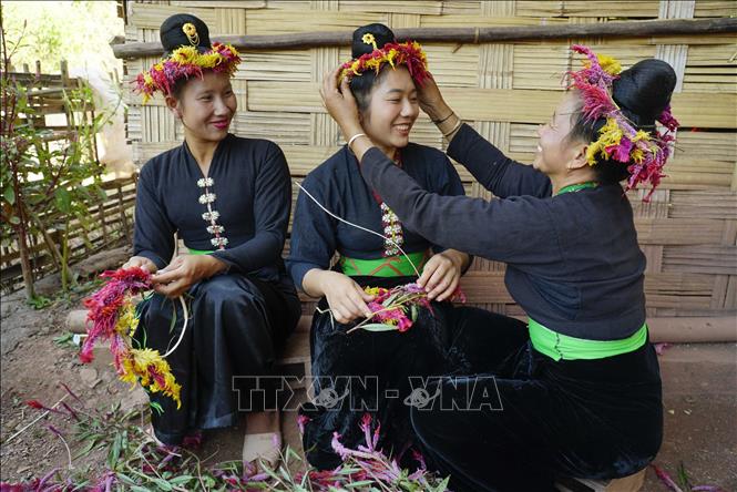 Cockscomb flower season marks Tet festival of Cong ethnic people - VNA ...