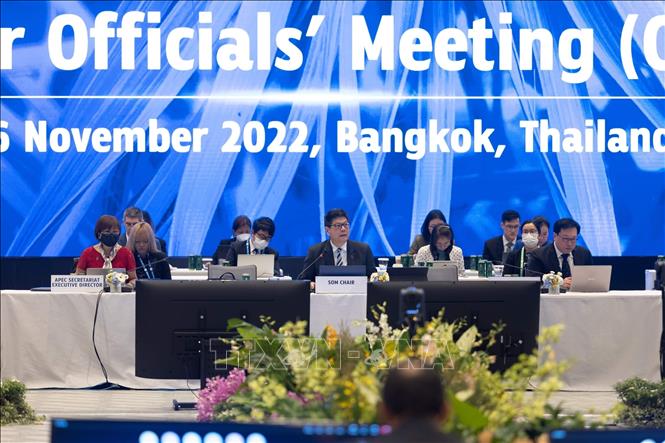 Kết thúc các phiên họp SOM APEC 2022 với Dự thảo "Các mục tiêu Bangkok ...