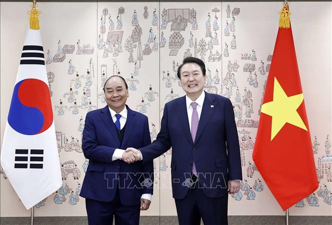 Official welcome ceremony held for Vietnamese President in Seoul - VNA ...