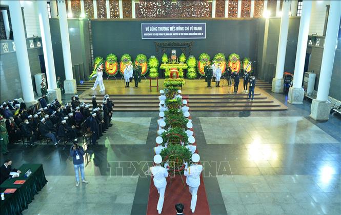 Lễ tang đồng chí Vũ Oanh - Ảnh thời sự trong nước - Nội chính & Ngoại ...