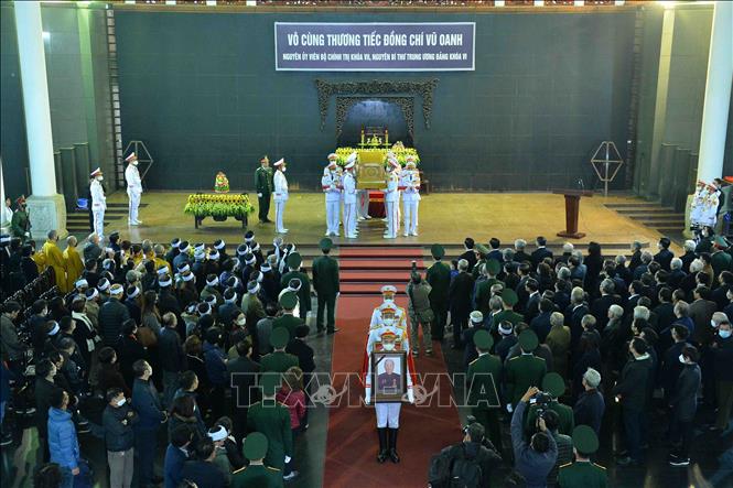 Lễ tang đồng chí Vũ Oanh - Ảnh thời sự trong nước - Nội chính & Ngoại ...