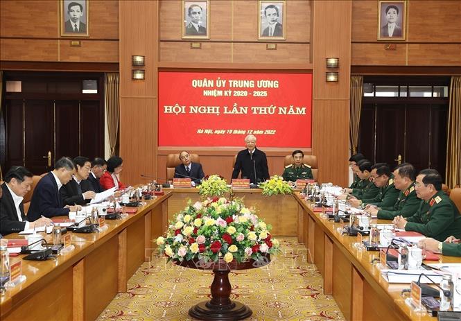 Party General Secretary chairs Central Military Commission session ...