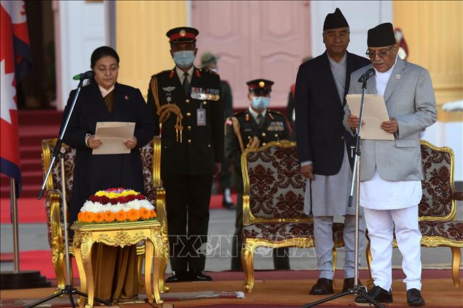 Ông Pushpa Kamal Dahal tuyên thệ nhậm chức Thủ tướng Nepal - Ảnh thời sự quốc tế - Chính trị ...