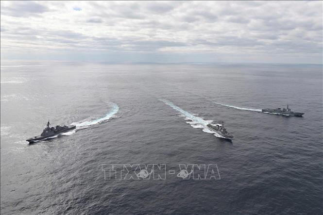 Mỹ - Nhật - Hàn tập trận phòng thủ tên lửa - Ảnh thời sự quốc tế ...