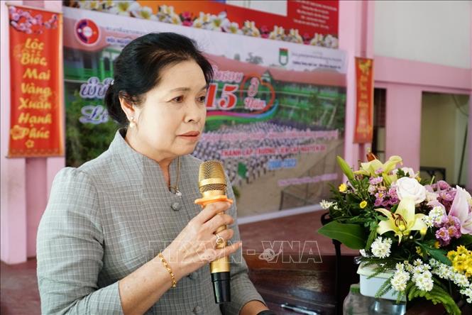 Nguyen Du Lao-Vietnamese bilingual school marks 15th anniversary - VNA ...