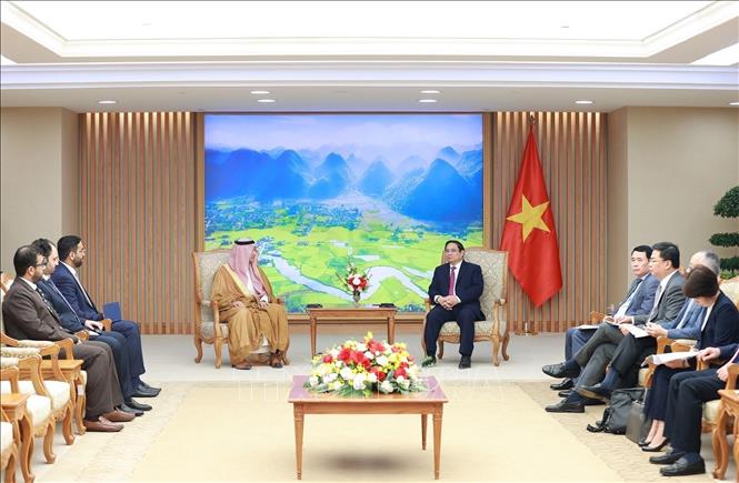 Prime Minister hosts Saudi Arabian Ambassador - VNA Photos - Vietnam ...