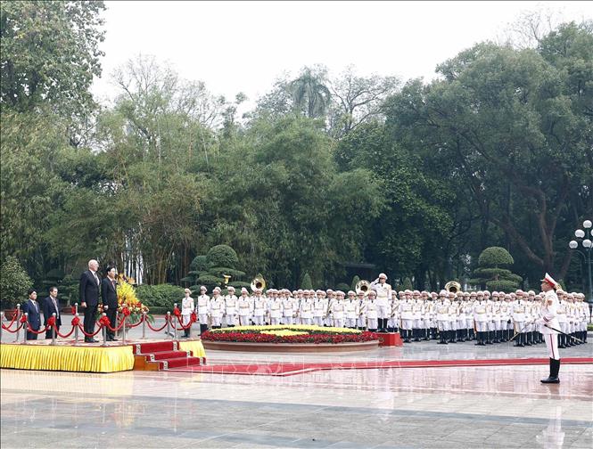 Chủ tịch nước Võ Văn Thưởng chủ trì lễ đón Toàn quyền Australia David Hurley - Ảnh thời sự trong ...