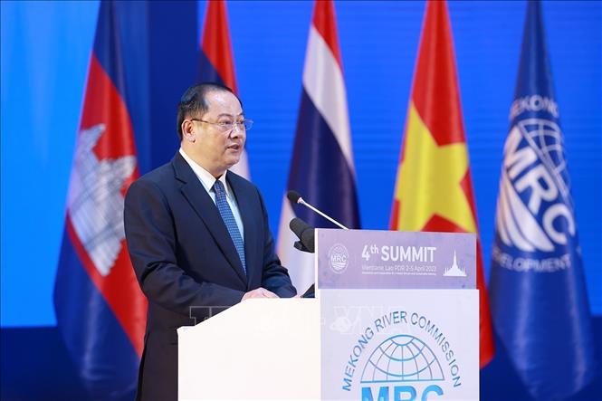 Prime Minister Pham Minh Chinh addresses 4th Mekong River Commission ...
