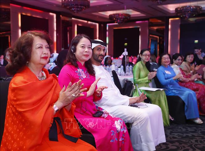 Phó Chủ tịch nước Võ Thị Ánh Xuân phát biểu tại phiên khai mạc Hội nghị ...