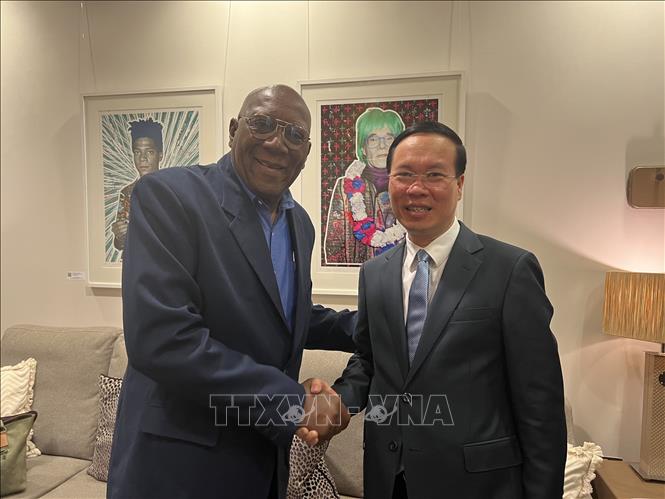 President meets Vice President of Cuba in London - VNA Photos - Vietnam ...