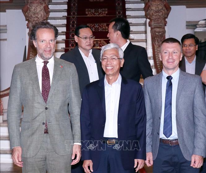 Lãnh đạo UBND Thành phố Hồ Chí Minh tiếp TGĐ Công ty Royal HaskoningDHV ...
