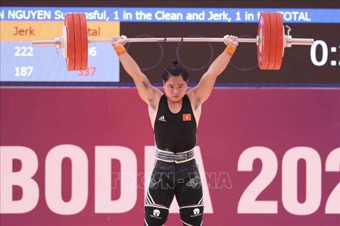 SEA Games 32: Nguyễn Quốc Toàn phá kỷ lục SEA Games môn Cử tạ hạng 89kg nam - Ảnh thời sự quốc ...