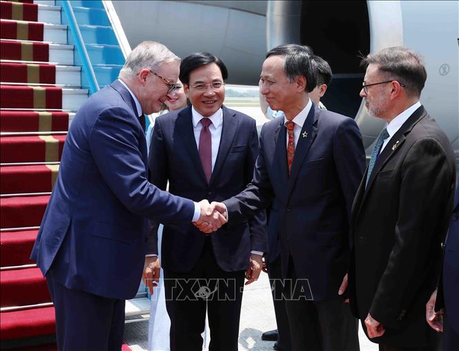 Thủ tướng Australia Anthony Albanese bắt đầu thăm chính thức Việt Nam ...