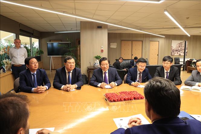 Trưởng Ban Nội chính Trung ương Phan Đình Trạc thăm và làm việc tại Hy ...