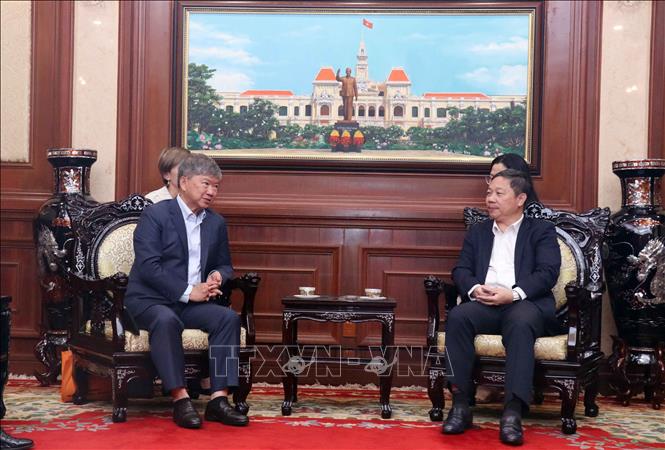 Lãnh đạo UBND Thành phố Hồ Chí Minh tiếp Chủ tịch Tập đoàn Kinder World ...