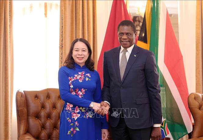 Vice State President holds talks with South African counterpart - VNA ...