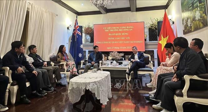 Deputy Minister of Public Security on working trip to Australia - VNA ...