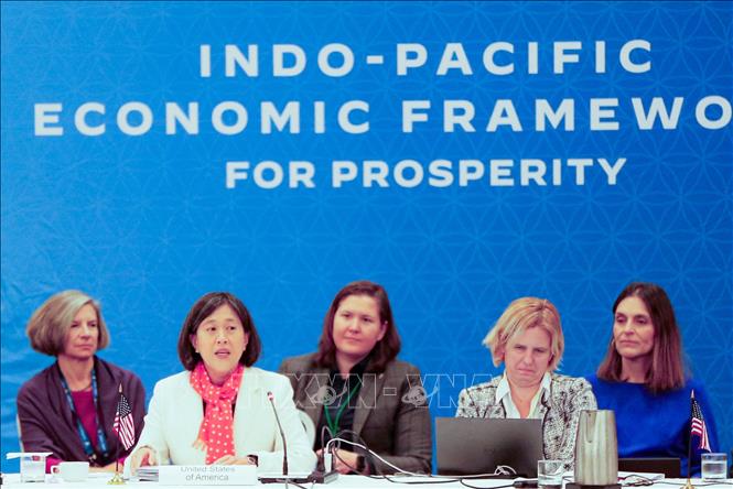 Cuộc họp Bộ trưởng các nước tham gia thảo luận IPEF đạt tiến triển về một số khía cạnh - Ảnh ...