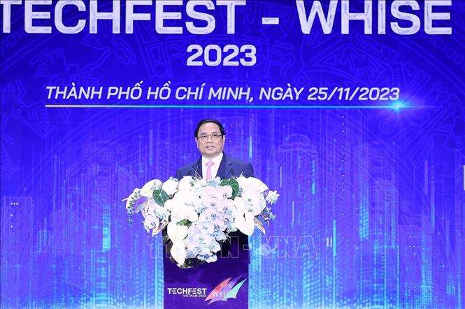Thủ tướng Phạm Minh Chính dự Chương trình Dấu ấn TECHFEST-WHISE 2023 - Ảnh thời sự trong nước ...