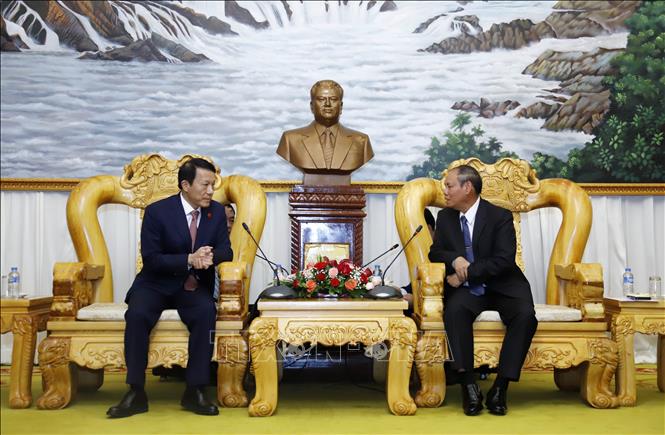 Đoàn đại biểu Bộ Công an thăm Bộ Công an Lào - Ảnh thời sự quốc tế ...