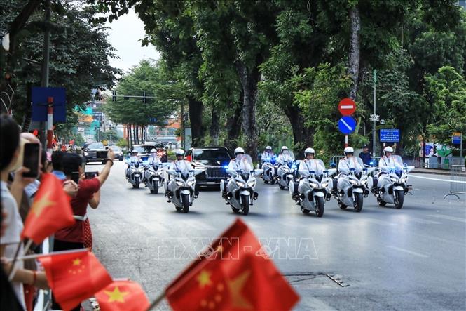 Welcome ceremony with cannon salute held for Chinese Party, State ...