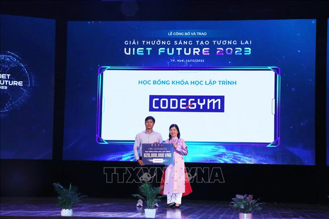 Trao Giải thưởng Sáng tạo tương lai – VietFuture 2023 - Ảnh thời sự trong nước - KH-CN Môi ...