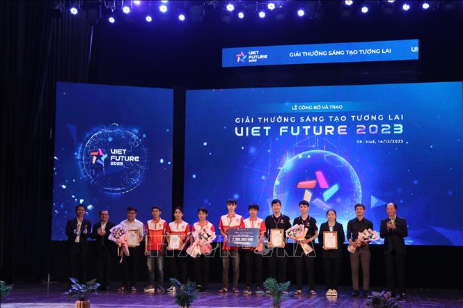 Trao Giải thưởng Sáng tạo tương lai – VietFuture 2023 - Ảnh thời sự trong nước - KH-CN Môi ...