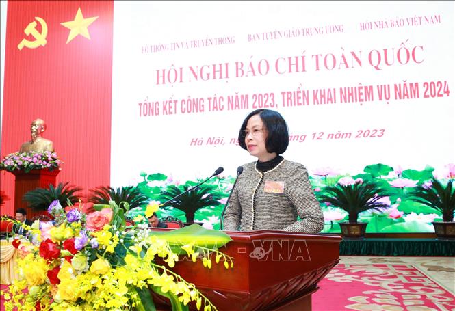 National conference reviews journalism activities in 2023 - VNA Photos - Vietnam News Agency (VNA)