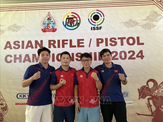 Vietnamese shooters bag silver at Asian Rifle/Pistol Championship 2024 ...