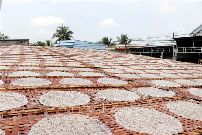 100-year-old rice paper village bustling for Lunar New Year - VNA ...