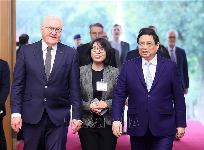 Thủ tướng Phạm Minh Chính hội kiến Tổng thống Đức Frank-Walter ...