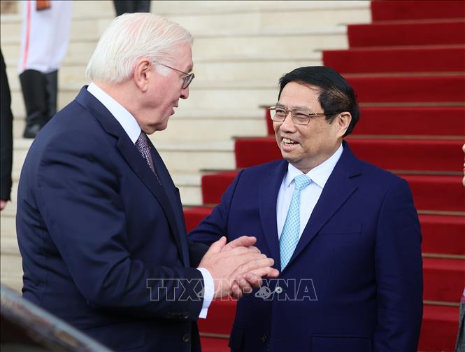 Thủ tướng Phạm Minh Chính hội kiến Tổng thống Đức Frank-Walter ...