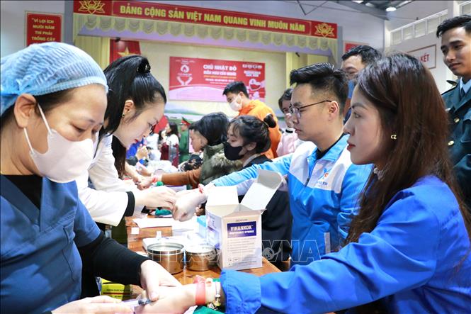 Yên Bái tiếp nhận gần 700 đơn vị máu trong chương trình Ngày Chủ nhật ...