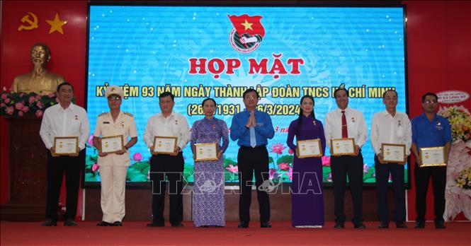 Hậu Giang họp mặt kỷ niệm 93 năm ngày thành lập Đoàn - Ảnh thời sự ...