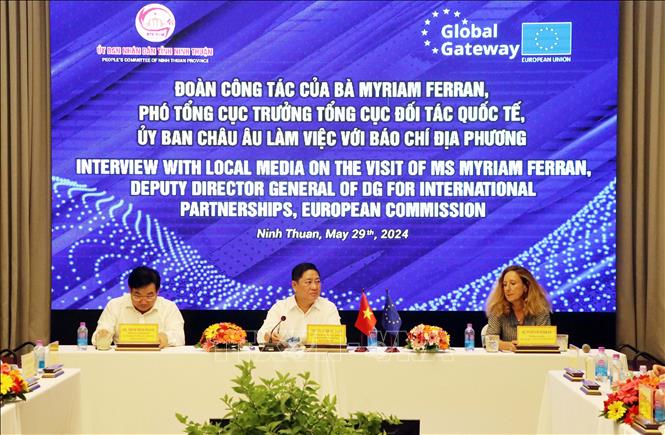 EU thông tin về Chiến lược Cửa ngõ Toàn cầu triển khai tại Ninh Thuận ...